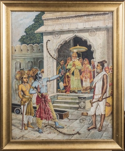 Raja Ravi Varma | Sri Rama Breaking the Bow | MutualArt