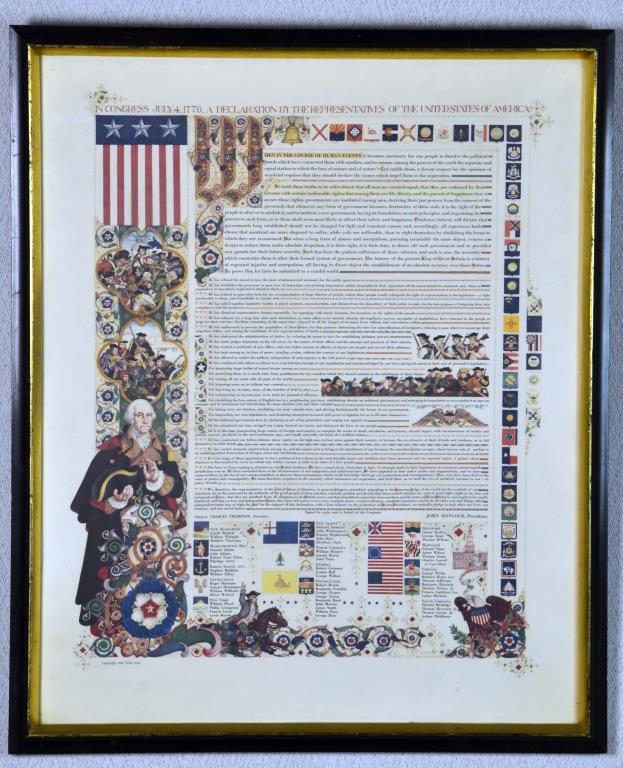 Arthur Szyk | Depicting Declaration of Independence of America | MutualArt