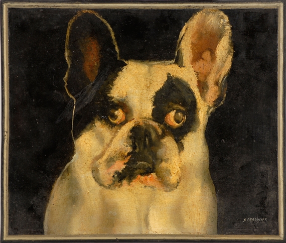 Susan Chadwick | Portrait of a French bulldog | MutualArt