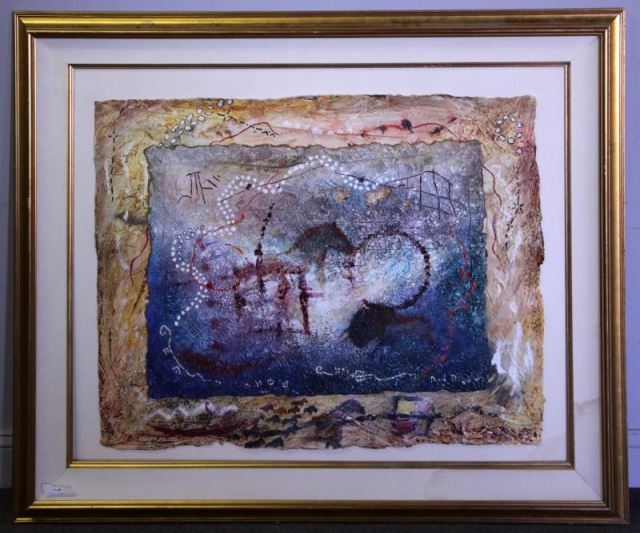 David Dodsworth | In the style of primitive cave painting | MutualArt