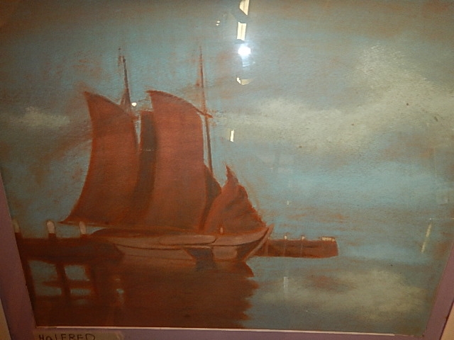 Halfred Tygesen | PAIR OF WORKS: POND REFLECTIONS; RIVER BANK SHADOWS ...