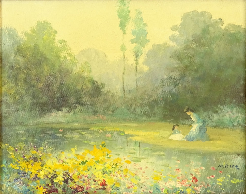 Marion Rice | The Garden Pond | MutualArt