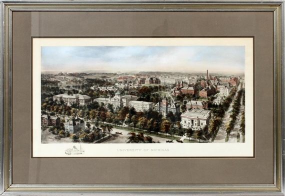 Richard Rummell | UNIVERSITY OF MICHIGAN CAMPUS IN 1907 | MutualArt