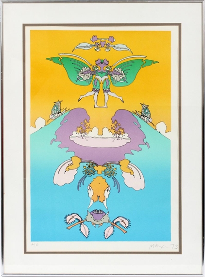 Peter Max | FACING WAVES | MutualArt