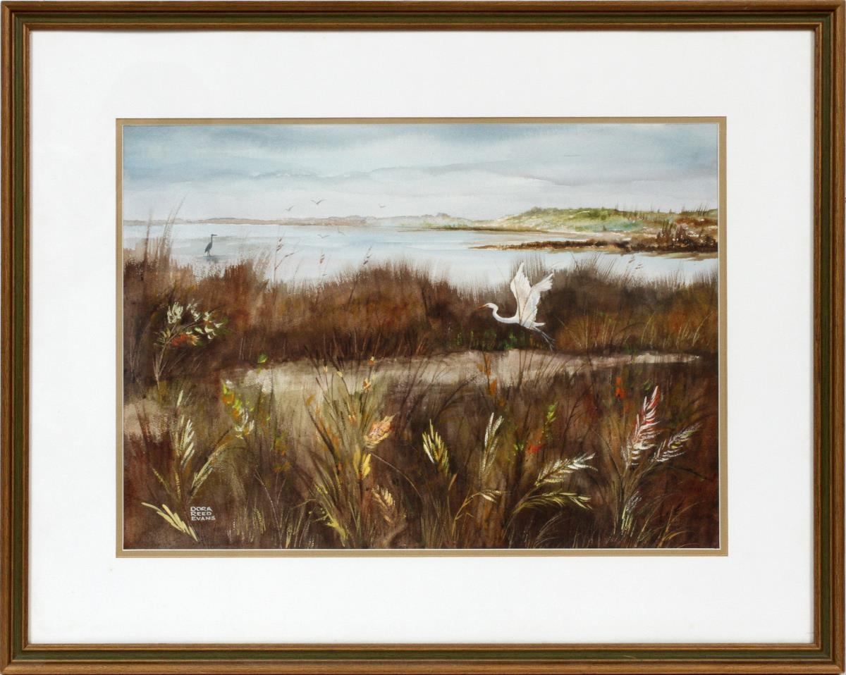 Dora Reed Evans | CRANE IN FLIGHT | MutualArt