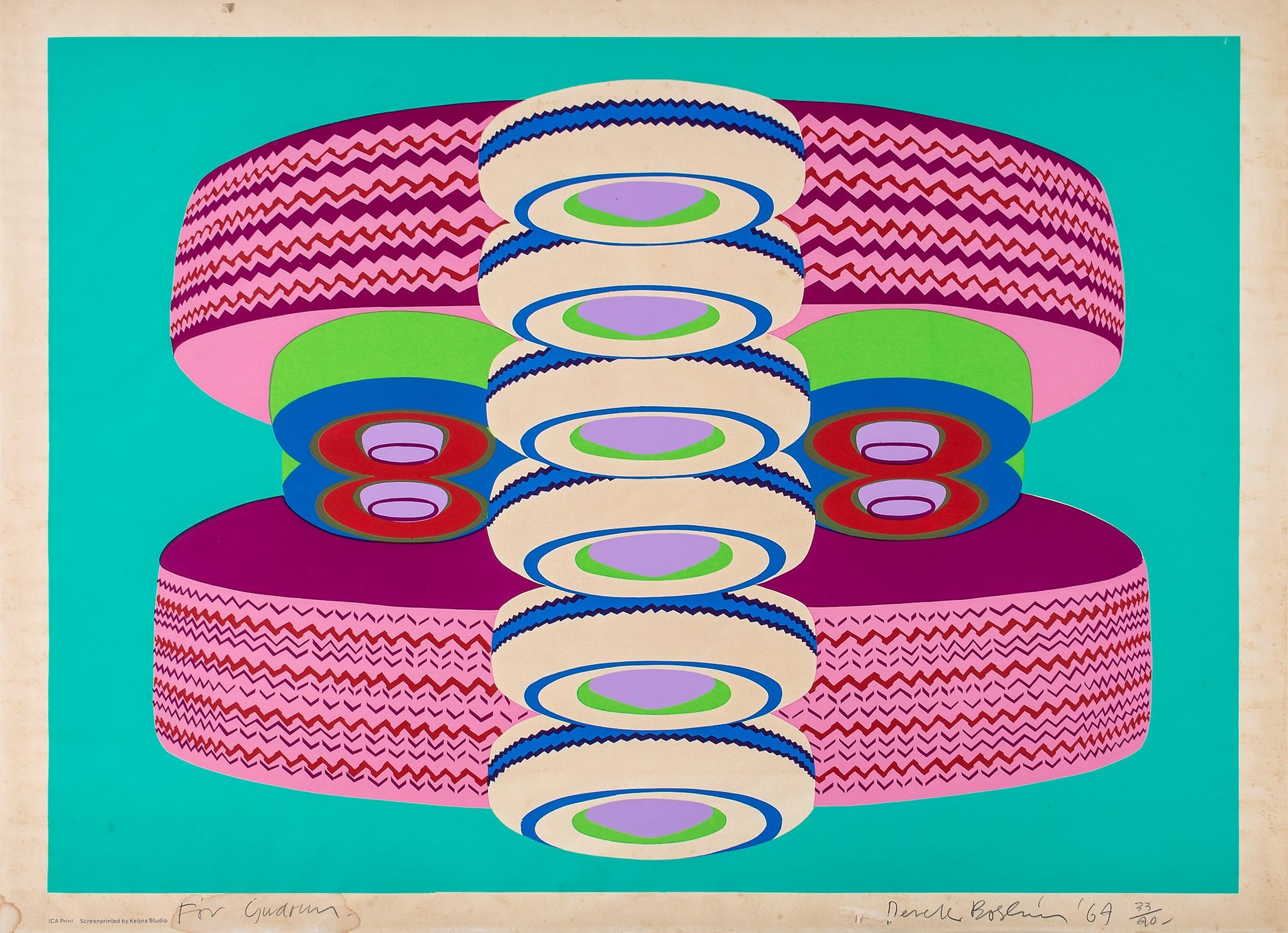 Derek Boshier | Untitled (from I.C.A. Portfolio) (1964) | MutualArt