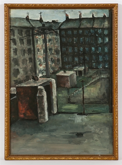 David Ross Warrillow | BACK OF A GLASGOW TENEMENT | MutualArt