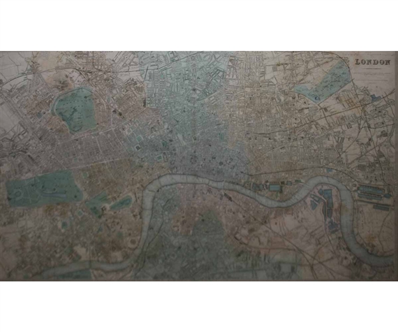 Edward Stanford | ENGRAVED MAP OF LONDON (1860) | MutualArt