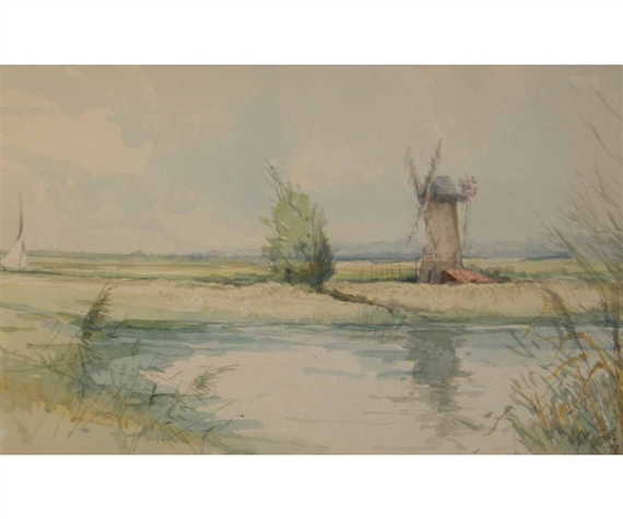 Jason Partner | Norfolk Landscape, Thurne | MutualArt