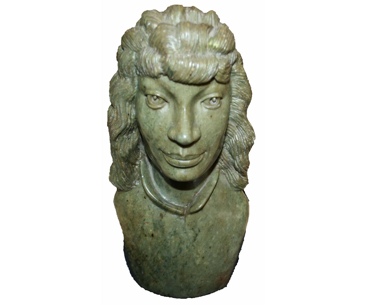 Douglas Chitiyo | Head and Shoulders Figure with Long Hair | MutualArt