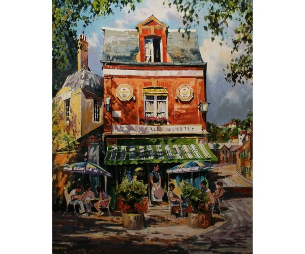 Michael J. Sanders | French Café | MutualArt