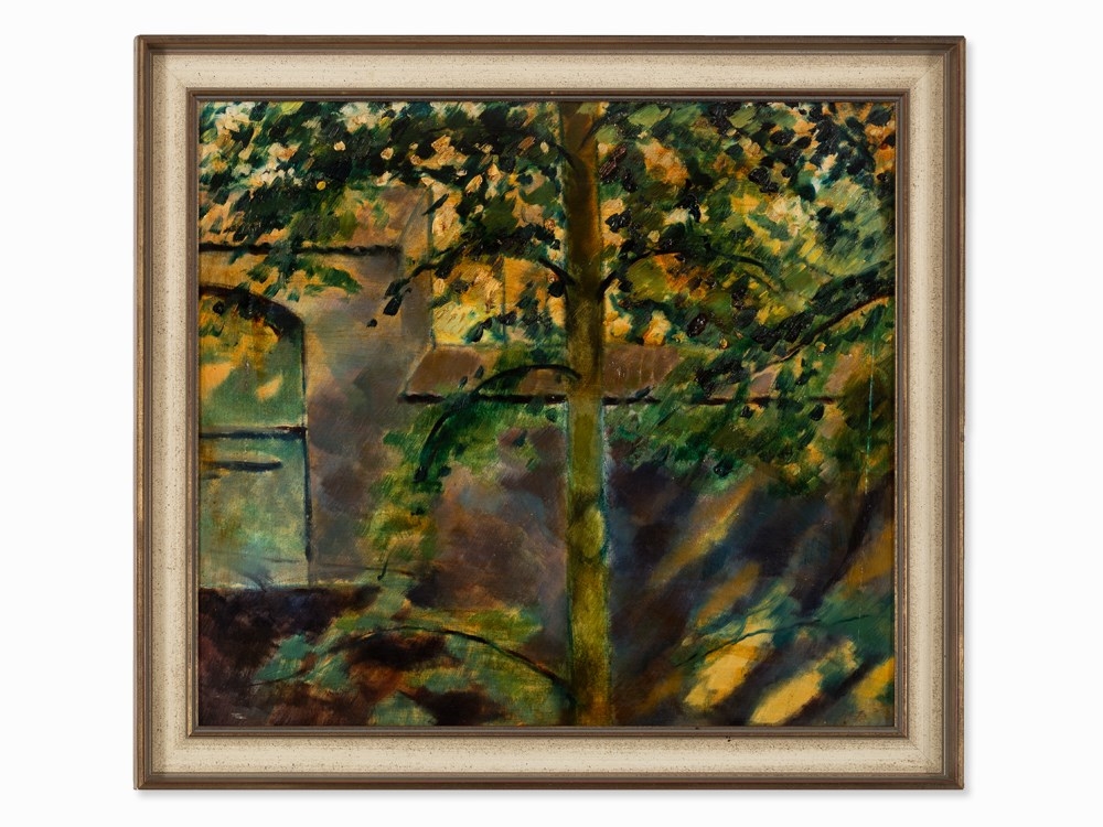 Theodor Werner | View of A Courtyard (1911) | MutualArt