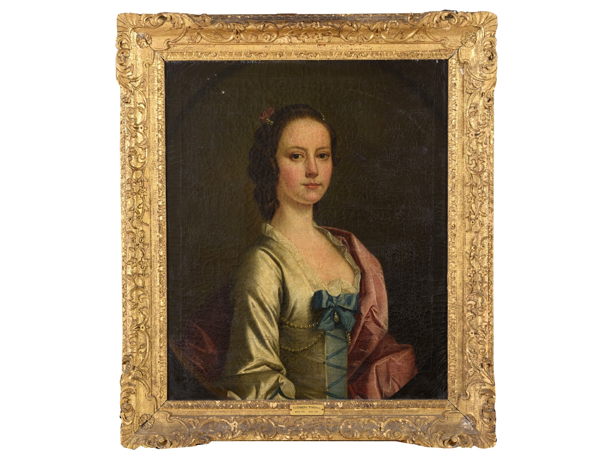 Henry Pickering | Portrait of Elizabeth Tyndall (1720-1747) | MutualArt