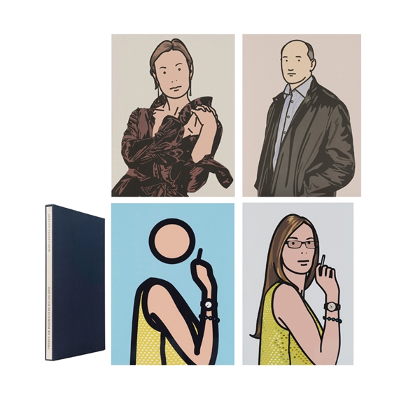 Julian Opie | Twenty Six Portraits | MutualArt