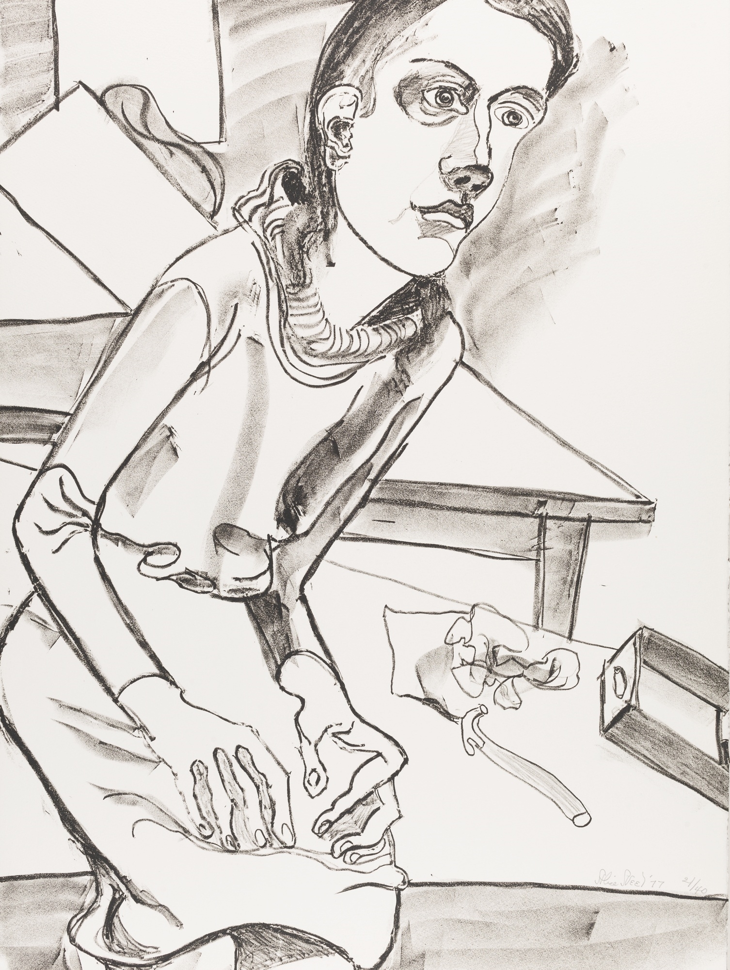 Alice Neel | Denise (1976) | MutualArt