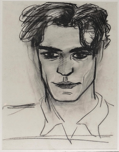 John Minton | Portrait of a young man | MutualArt