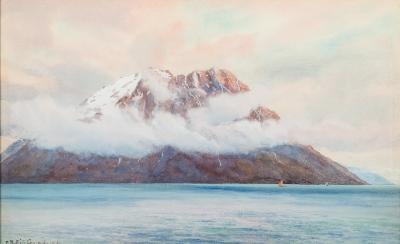 Frederick R. Fitzgerald | The Norwegian Coast at Grotsund (1910 ...