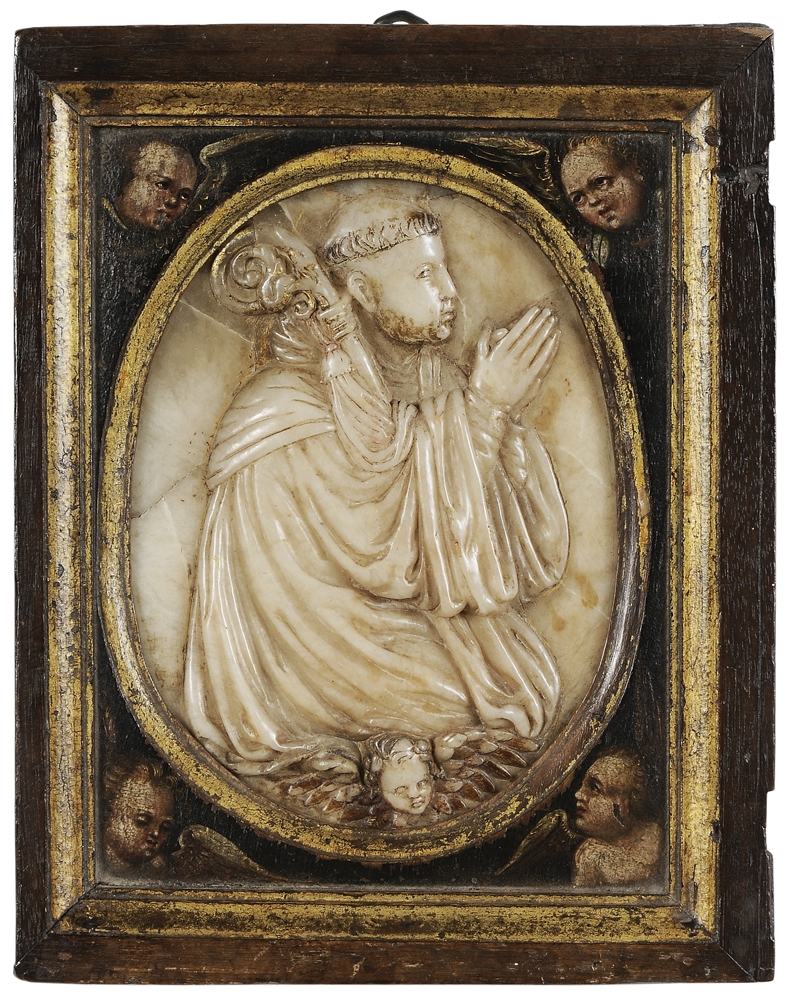 Spanish School, 16th Century | Praying Monk with Crozier (16th Century ...