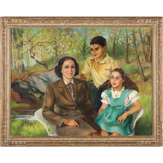 Amy Jones | Family Portrait (1948) | MutualArt