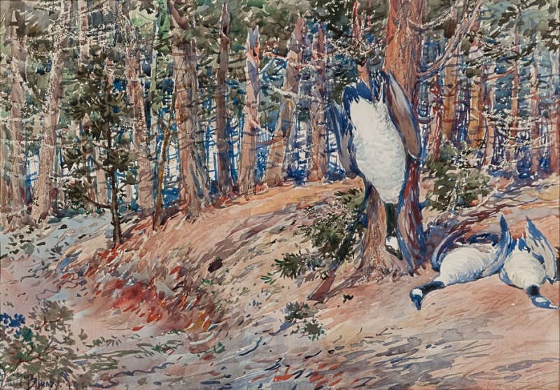 Dwight William Tryon | Canada Geese | MutualArt