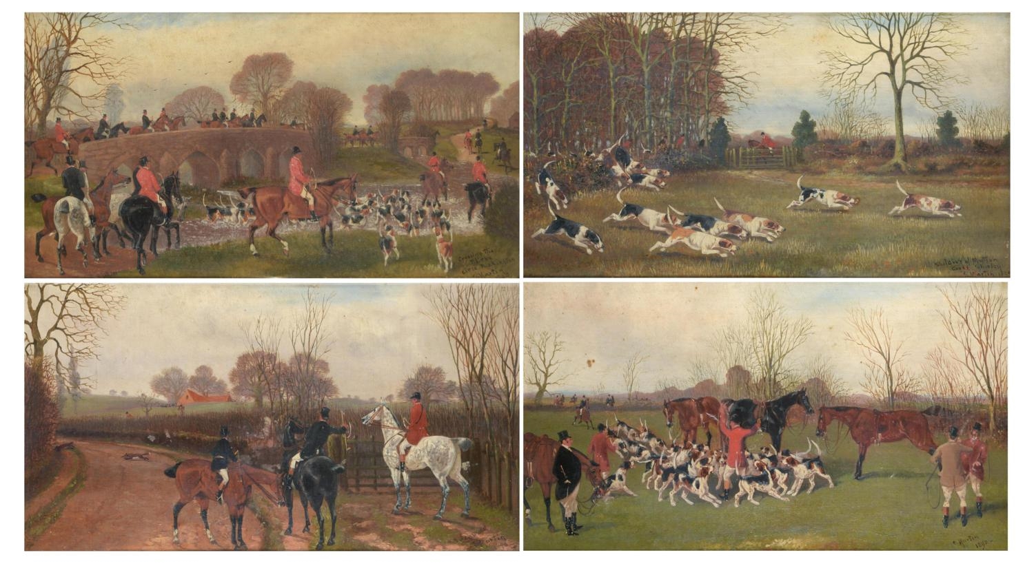Sylvester Martin | 4 works: Crossing the Blythe Little Packington ...