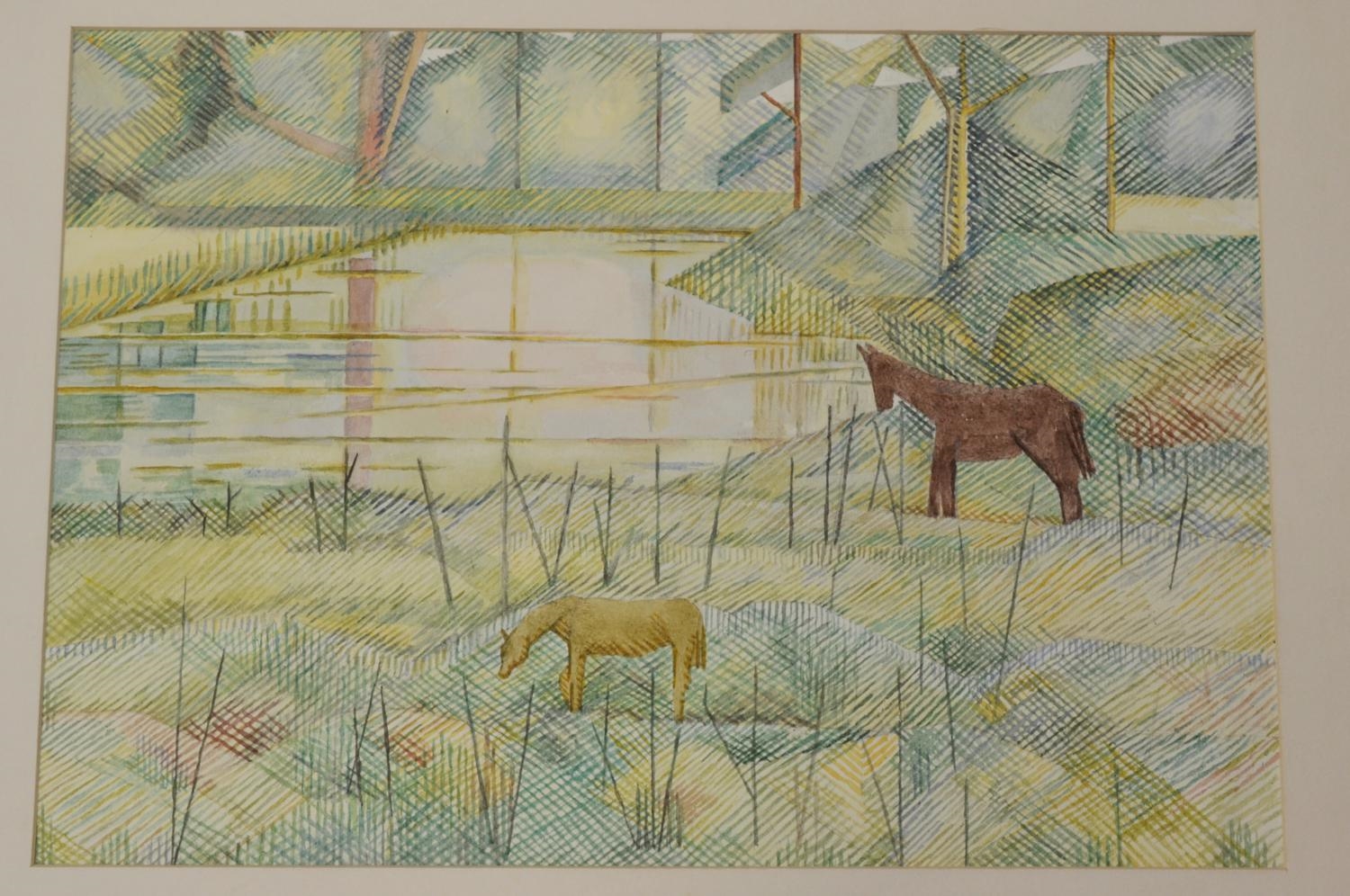 Lawrence Edith | 2 works: Ruins ; New Forest | MutualArt
