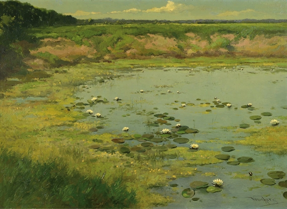 Dorus Arts | lily pond | MutualArt