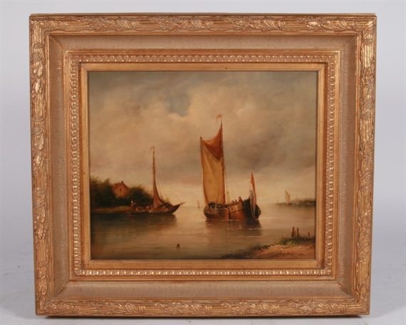 Laurent Jean | Harbor Scene | MutualArt