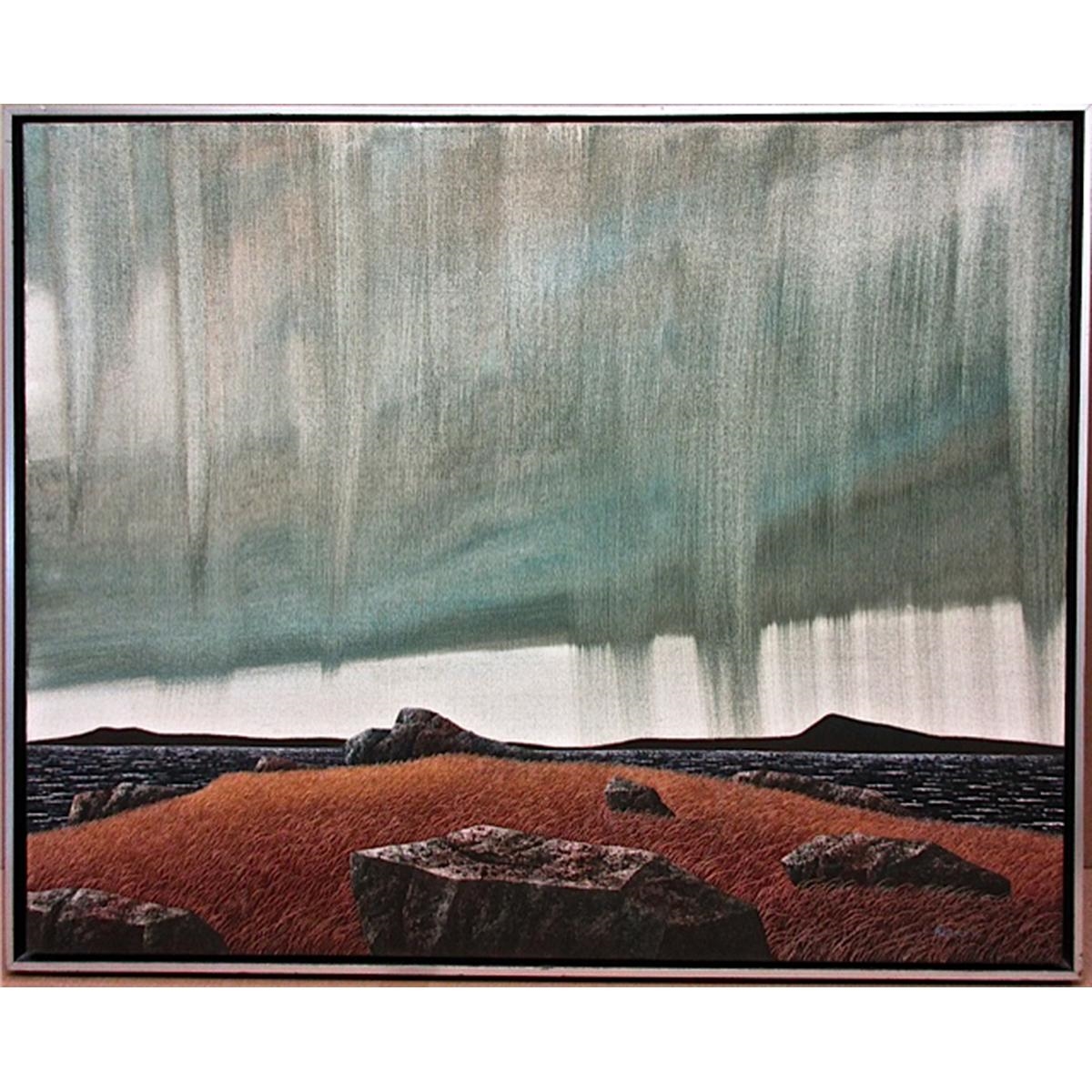 Ken Kirkby | UNTITLED (NORTHERN LANDSCAPE WITH ROCKS AND GRASS) | MutualArt
