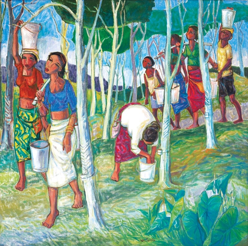 Tew Nai Tong | Rubber Tapper | MutualArt