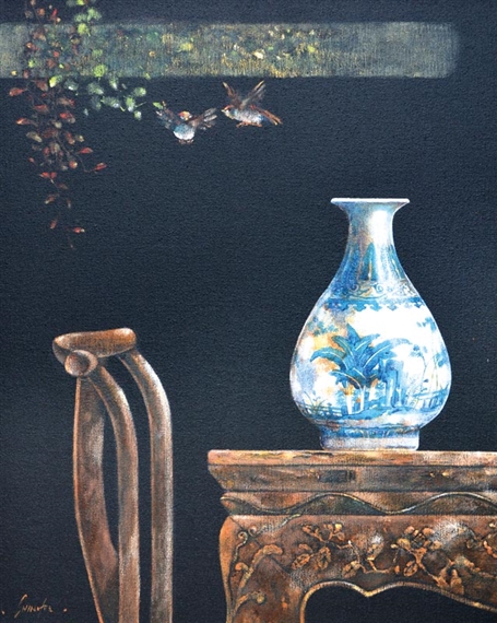 Yap Chin Hoe | Still Life with Vase | MutualArt