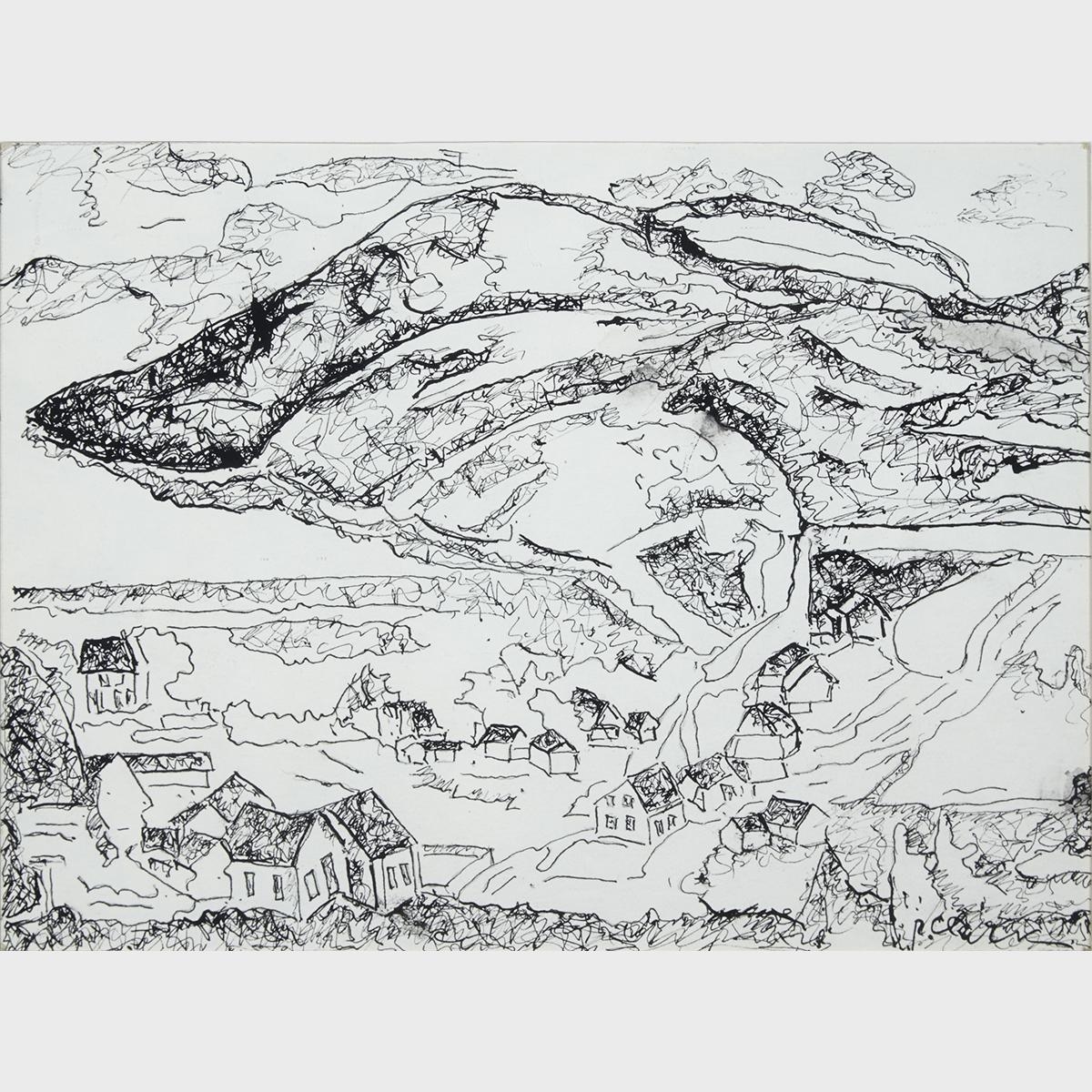 Paraskeva Clark | VILLAGE ON THE ST. LAWRENCE | MutualArt