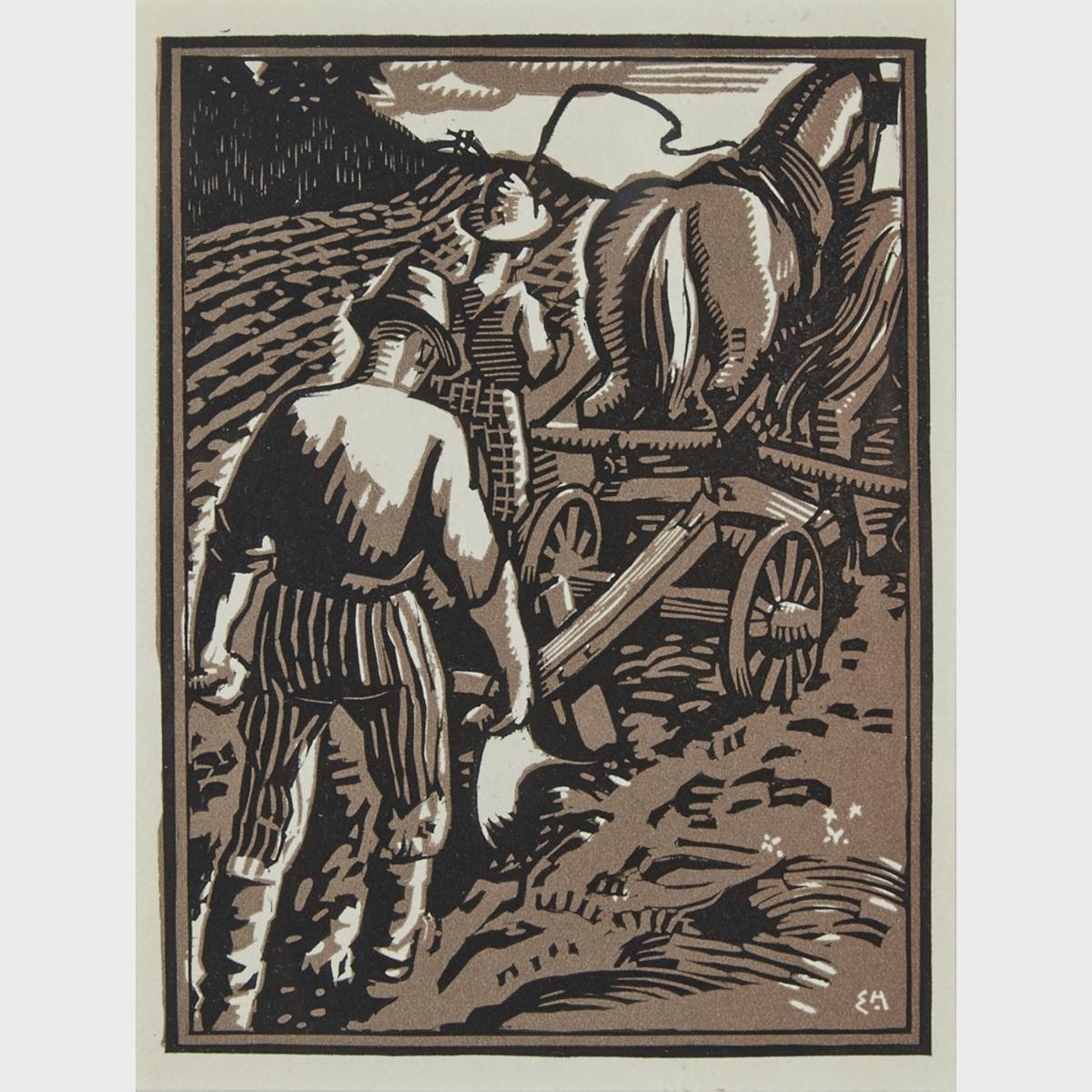 Edwin Holgate | UNTITLED - PLOUGHING THE FIELD | MutualArt