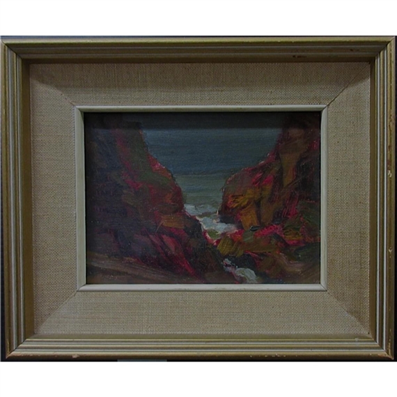 Hal Ross Perrigard | Red Rocks on the North Shore | MutualArt