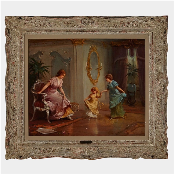 Maud Goodman | THE DANCING LESSON (1897) | MutualArt