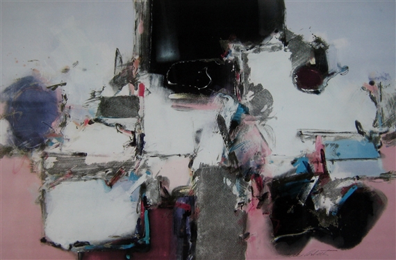 Jack Roberts | Pair Untitled Abstracts | MutualArt