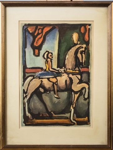 Georges Rouault | Equestrienne, the Circus of the Falling Star | MutualArt