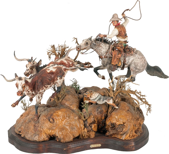 John Henry Kittelson | Longhorn Roundup (1999) | MutualArt