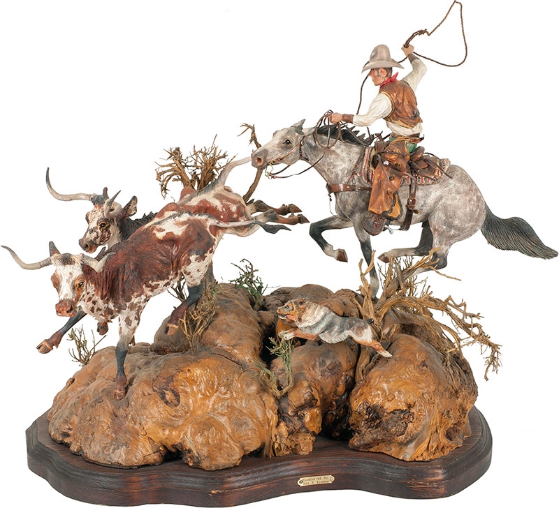 John Henry Kittelson | Longhorn Roundup (1999) | MutualArt