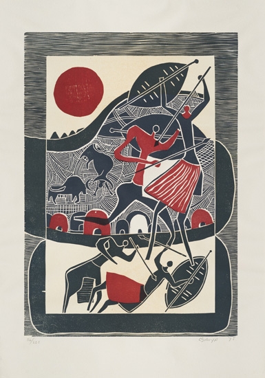 Lucky Sibiya | No.5, Mabatha Agrees To Kill Dingane (1975) | MutualArt