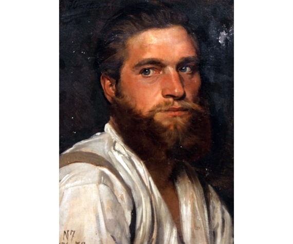 Ernst Henseler | Portrait of the Palace Gardener of Count Wrangell ...