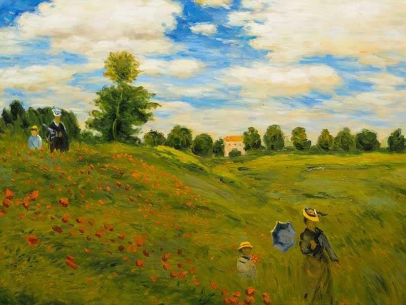 Claude Monet | Figures in a Meadow | MutualArt