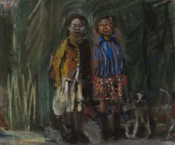 Angus Neil | CHILDREN AND DOG NO. 7 | MutualArt