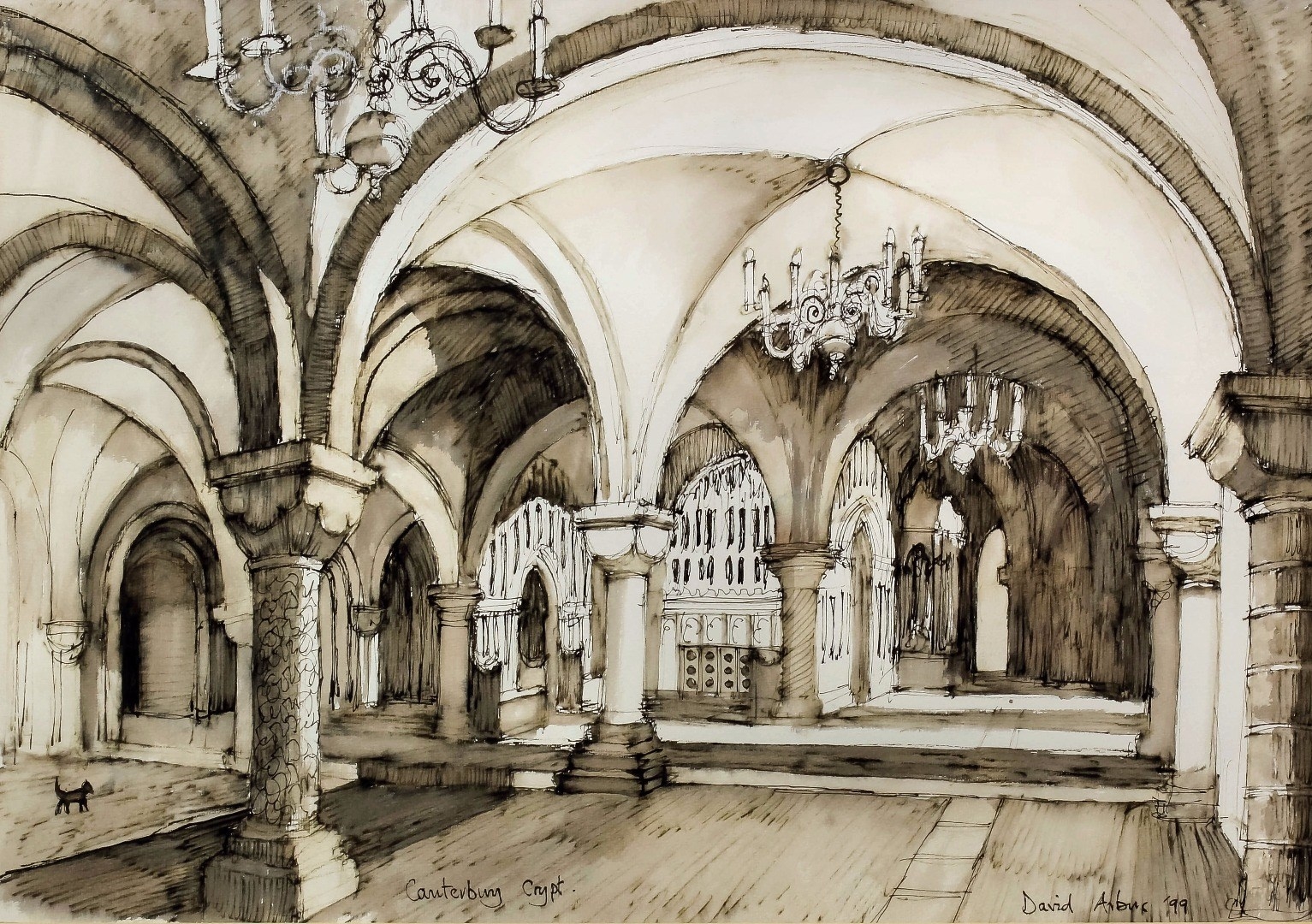 David Arbus | Canterbury Crypt (1999) | MutualArt