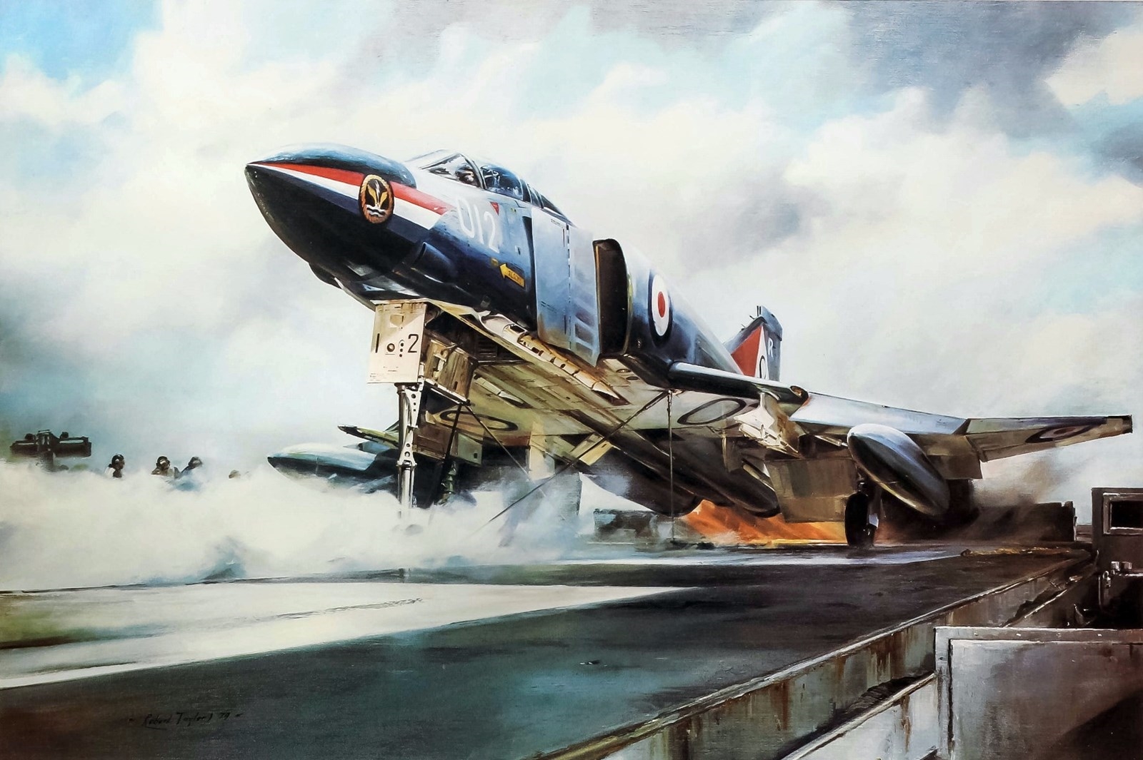 Robert Taylor | 2 works; Phantom Launch; Steaming into Wind | MutualArt