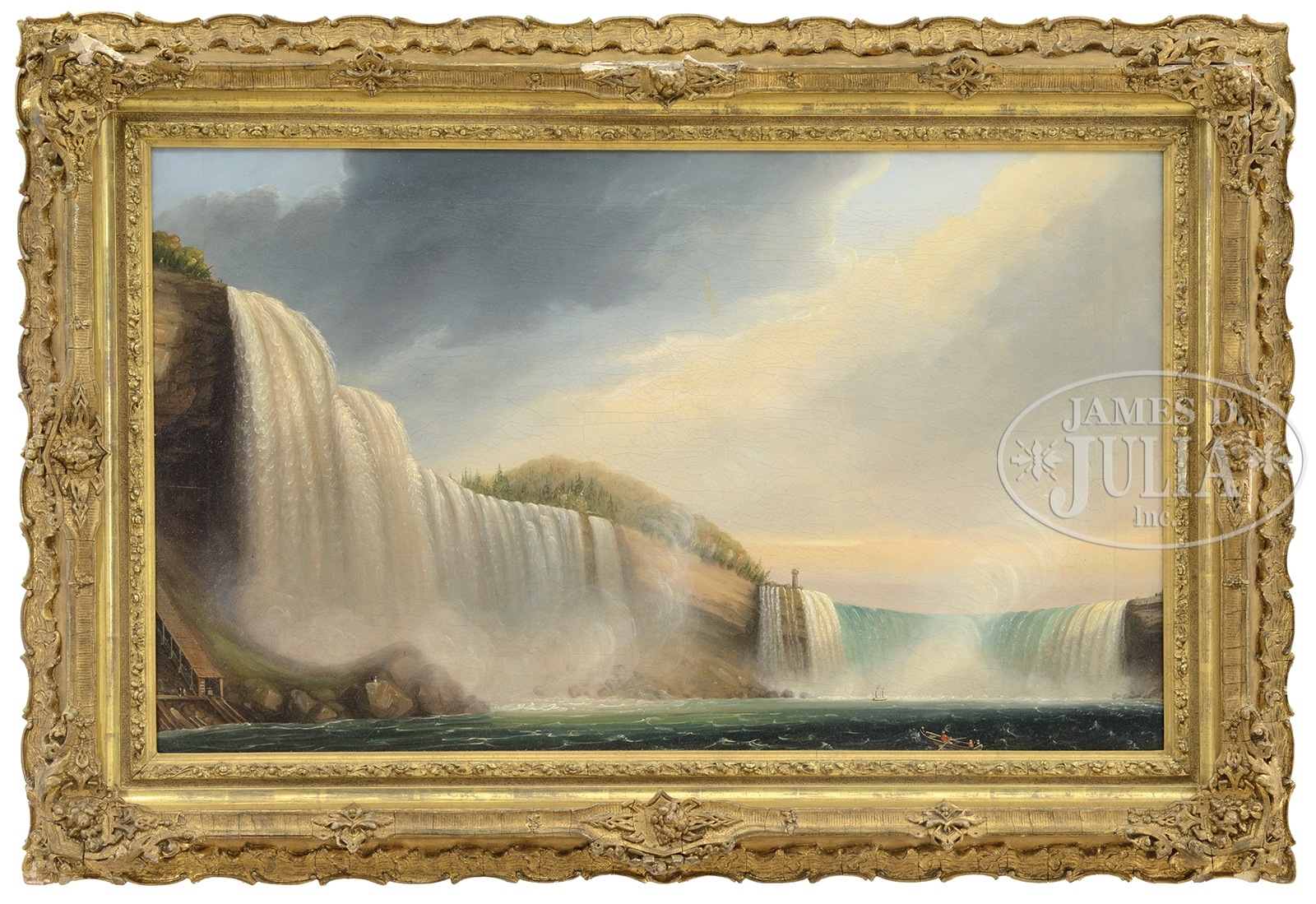 Alvan Fisher | HUDSON RIVER SCHOOL VIEW OF NIAGARA FALLS | MutualArt