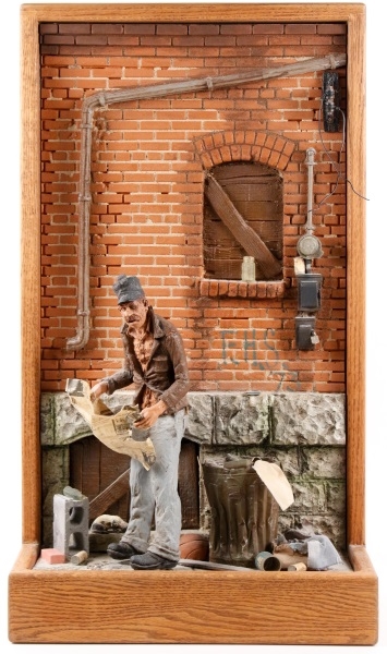 Michael Garman | Cityscape Diorama (Circa 1987) | MutualArt