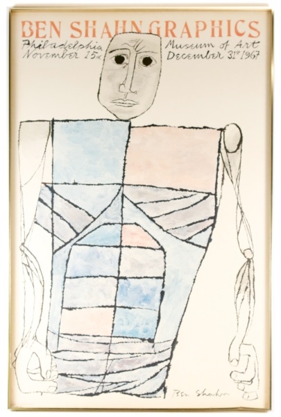 Ben Shahn | Ben Shahn Graphics Exhitbtion Poster (1967) | MutualArt