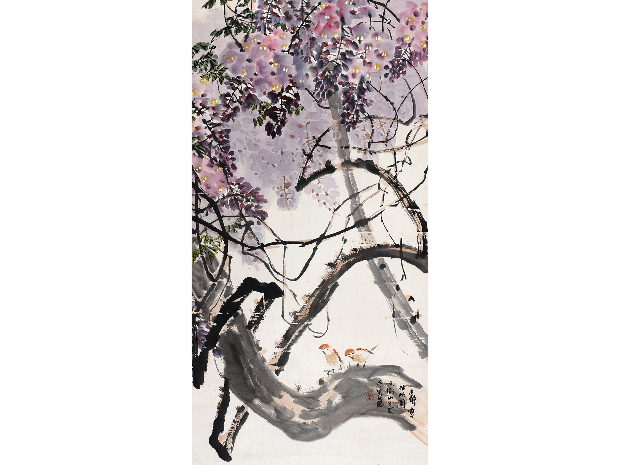 Zhang Jixin | Chinese wistaria | MutualArt