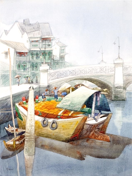 Low Puah Hua | Singapore River II | MutualArt
